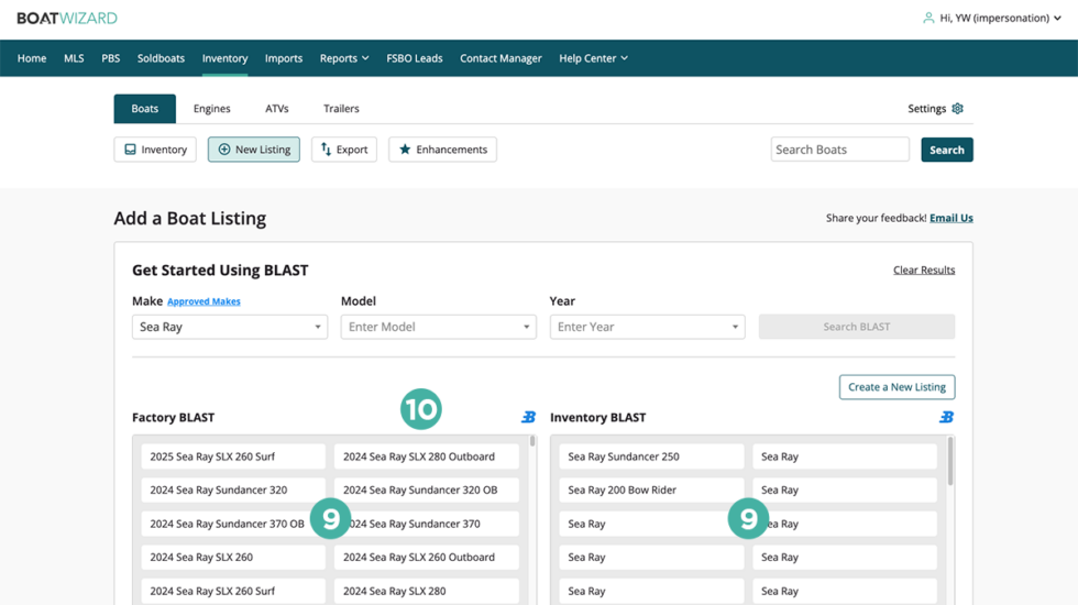 BoatWizard BLAST Improvements | Boats Group